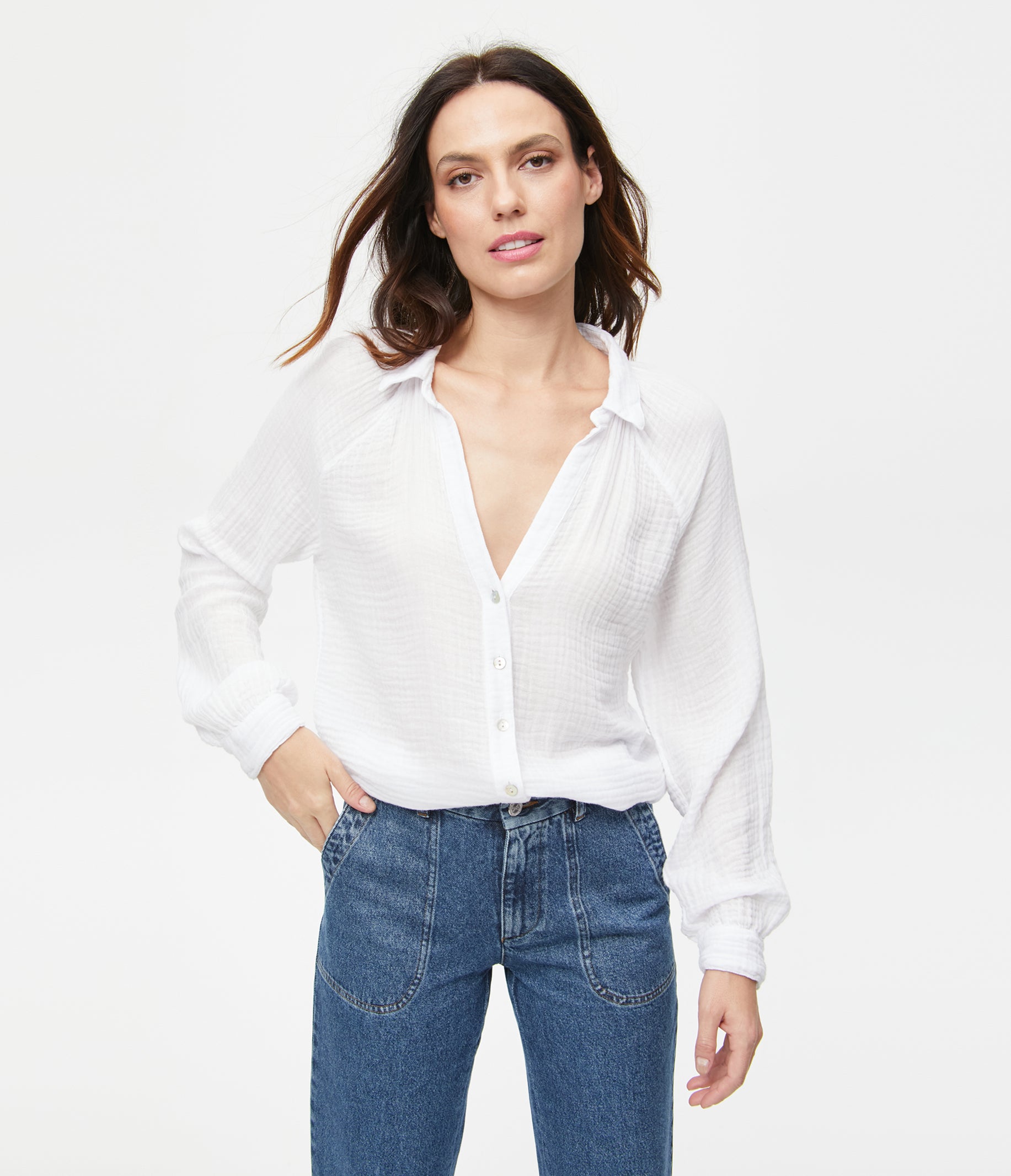 toni button down shirt - Millie Costal Accents