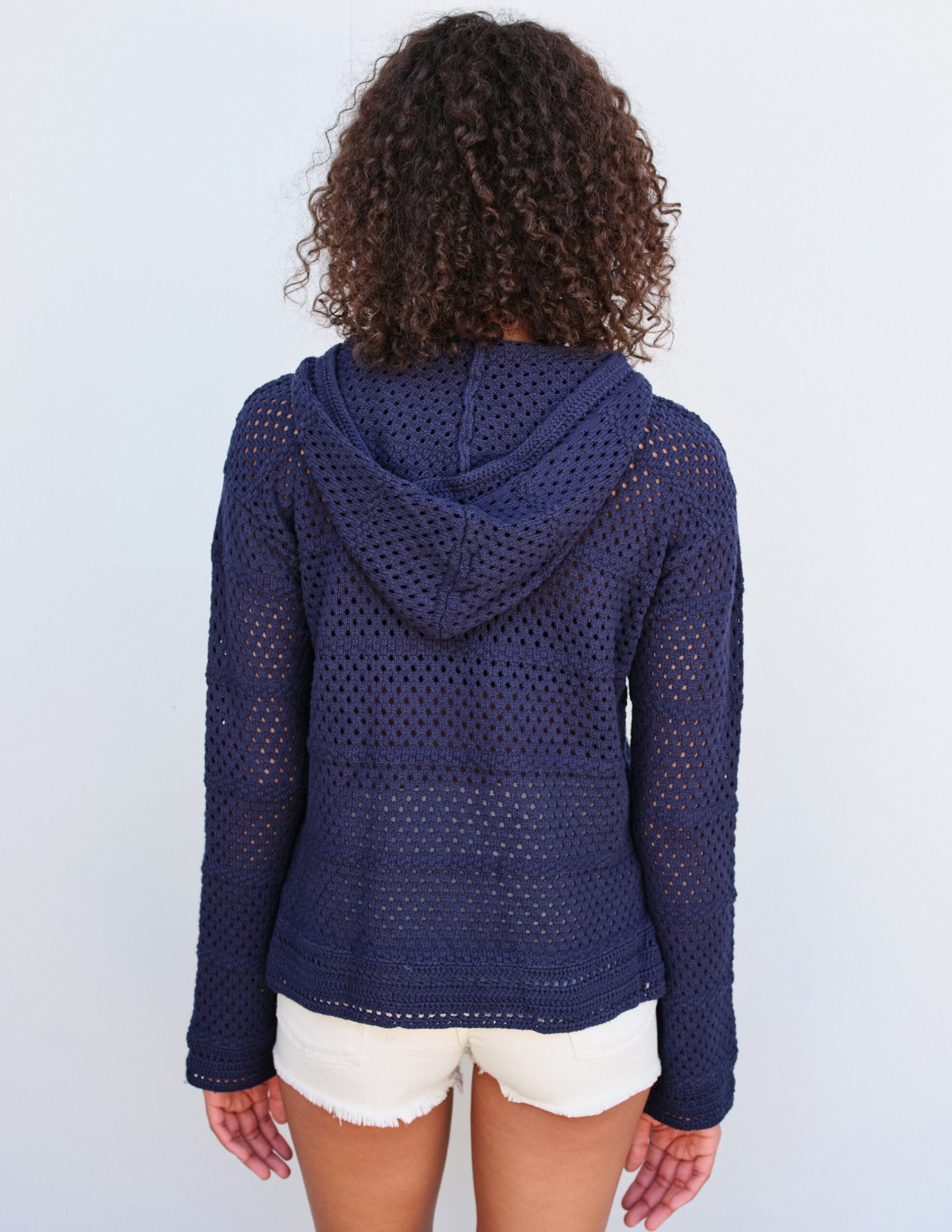 Crochet Beach Hoodie - Millie Costal Accents