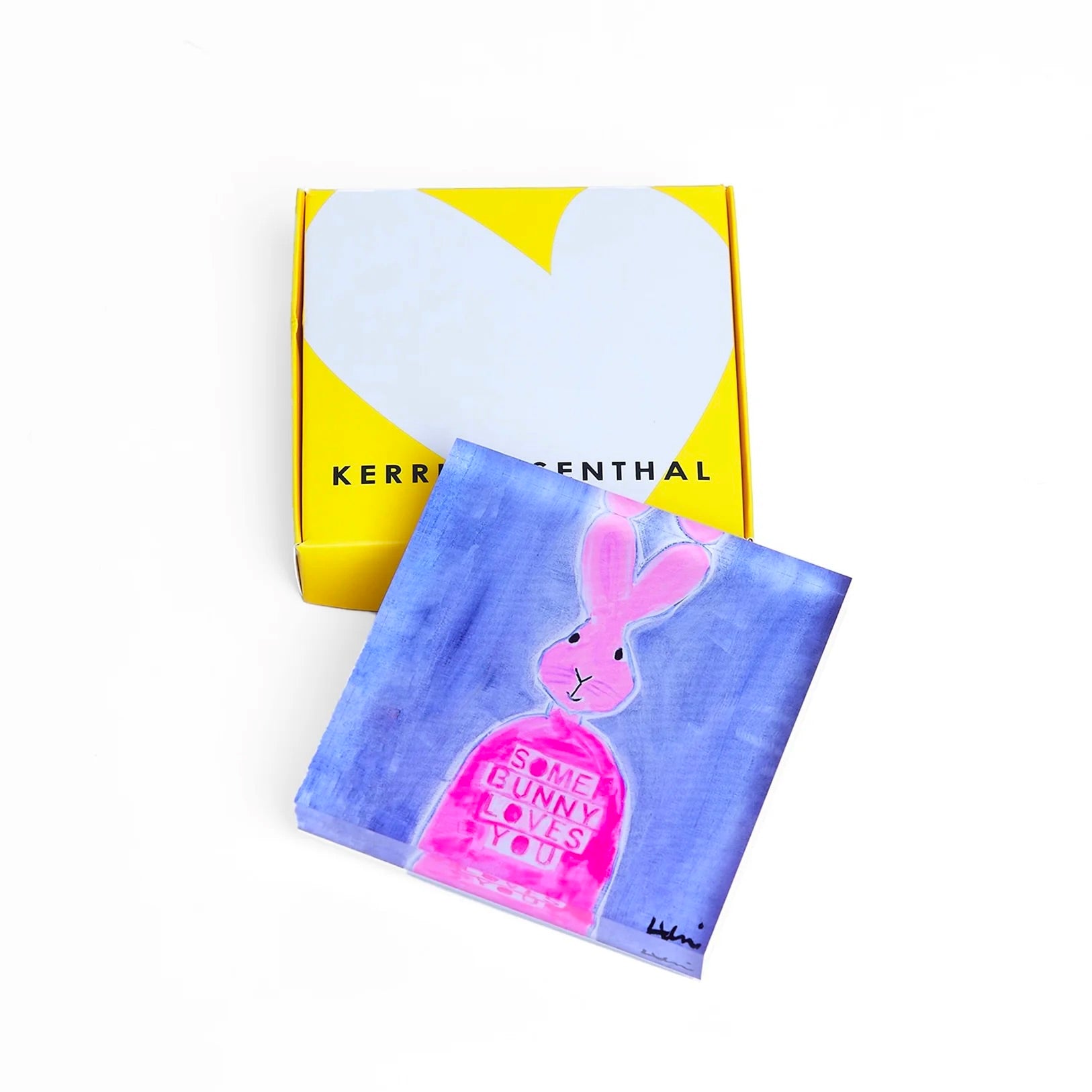 Some Bunny Loves You Block of Love - 4x4 - Millie Costal Accents