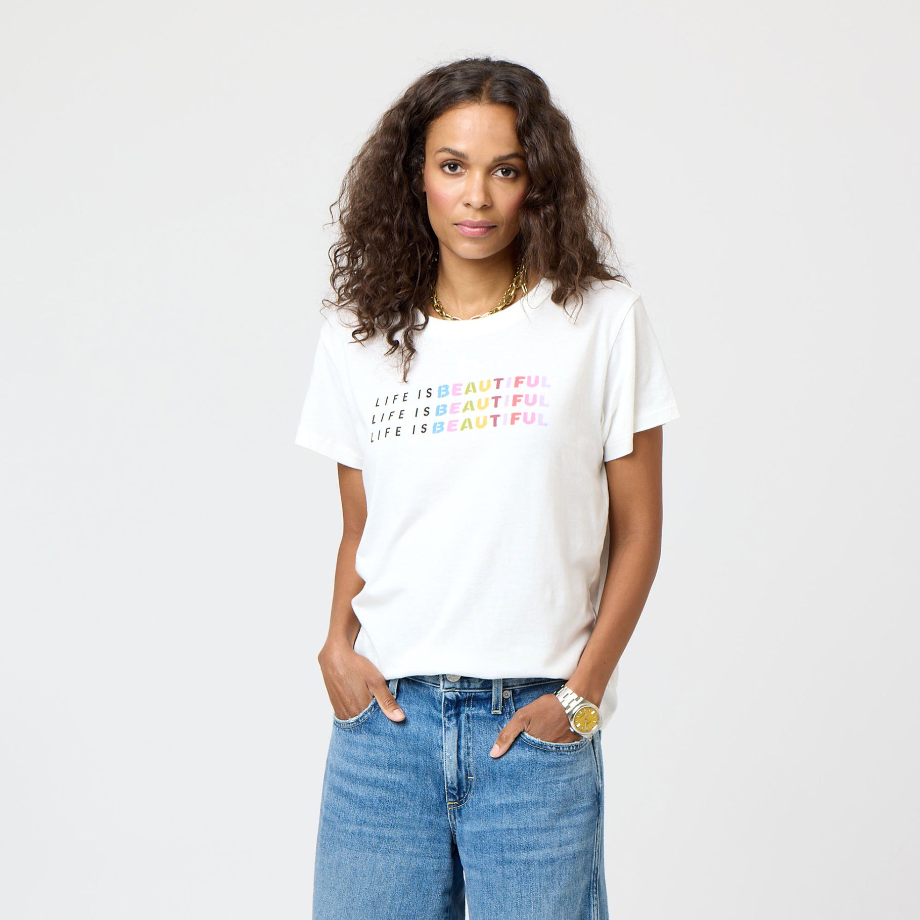 Suke Life is Beautiful Tee - Millie Costal Accents