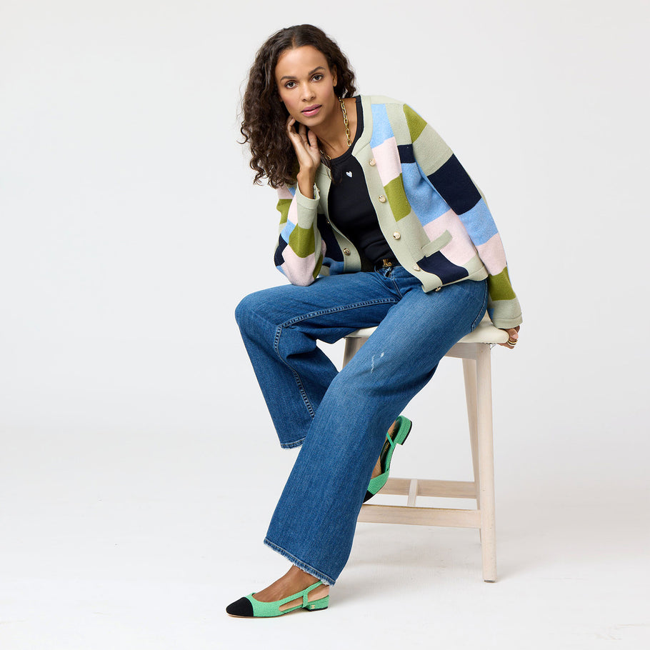Beau-Lero Patchwork Cardigan – Millie Costal Accents